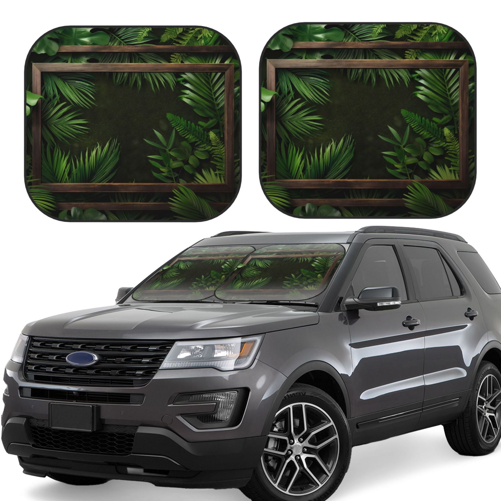 Cauagu Framed Greenery Wall Art Cauagu {designName} Print Foldable Car ...