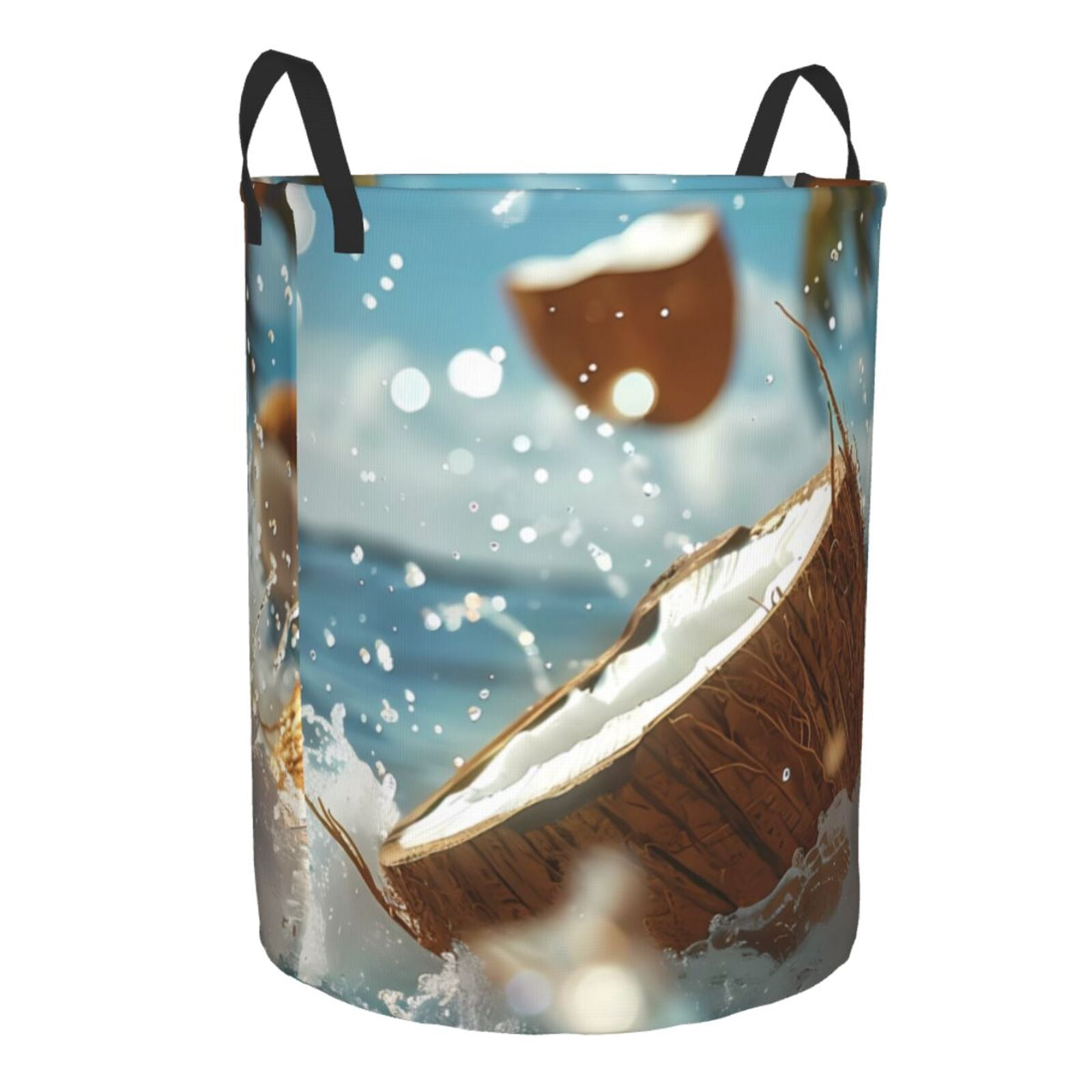 Cauagu Fresh Coconut Splash for Laundry Basket,Collapsible Organizer ...