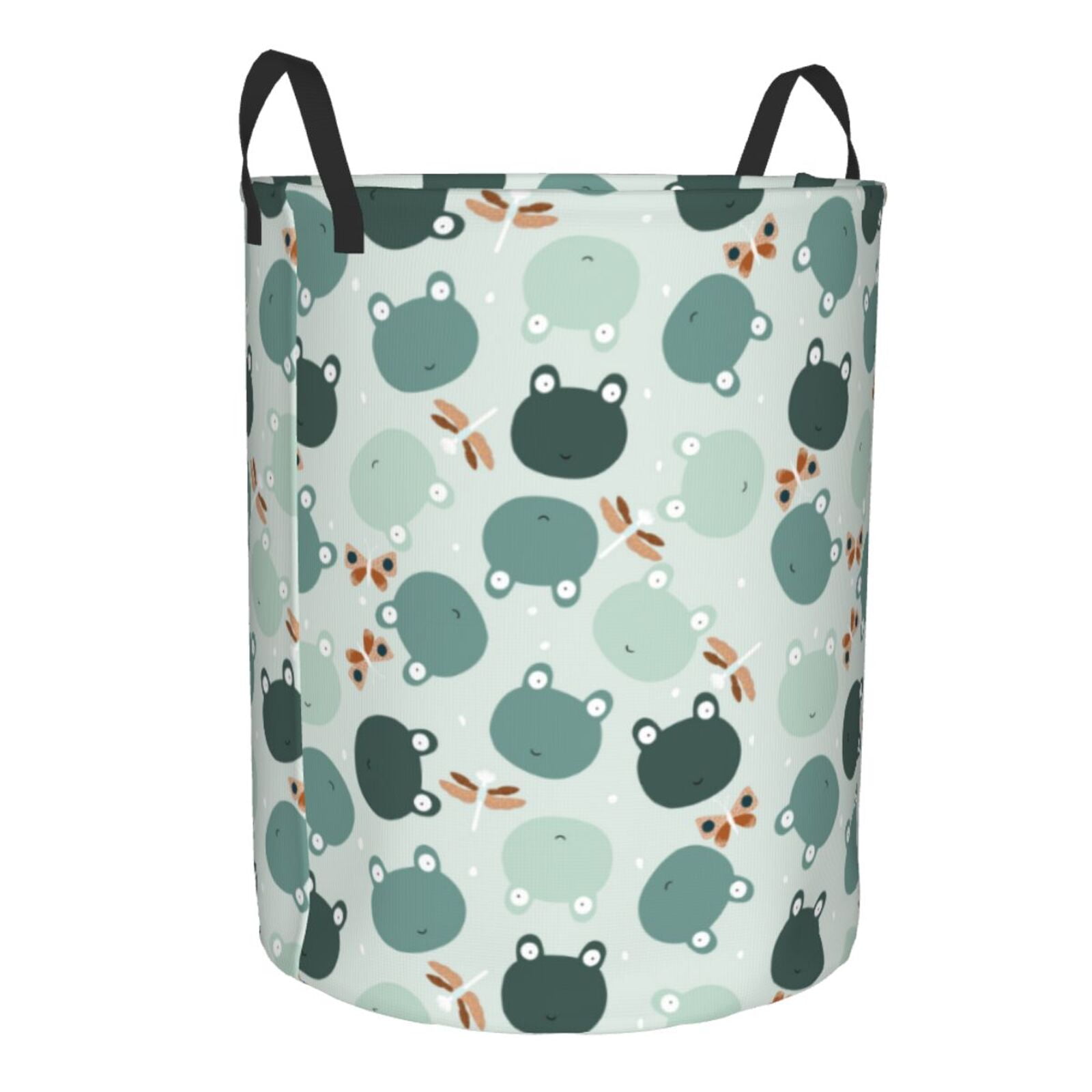 Cauagu Frog And Dragonflies for Laundry Basket,Collapsible Organizer ...