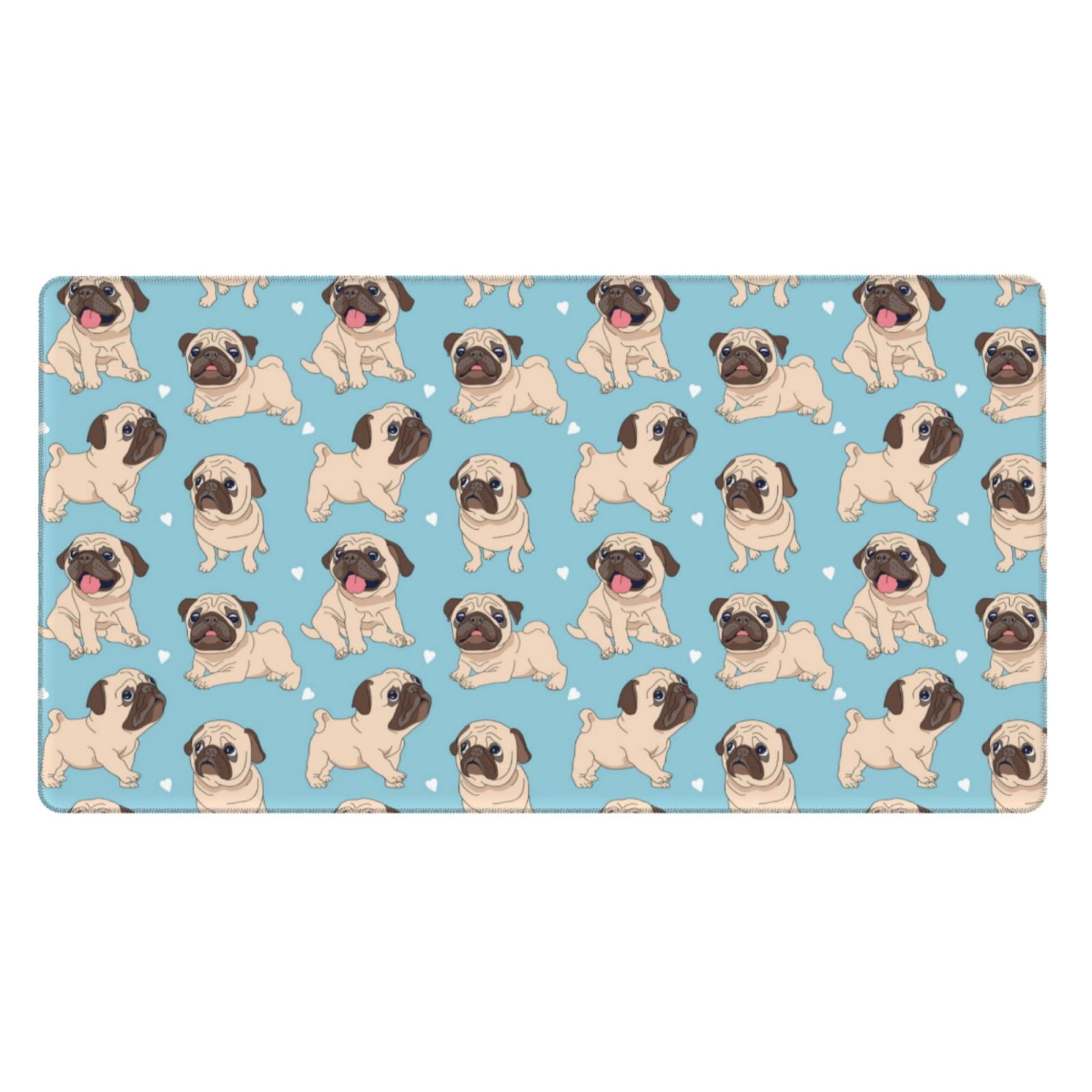 Cauagu Funny Cartoon Pugs for Large Mouse Pad,XXL Extended Gaming Mouse ...
