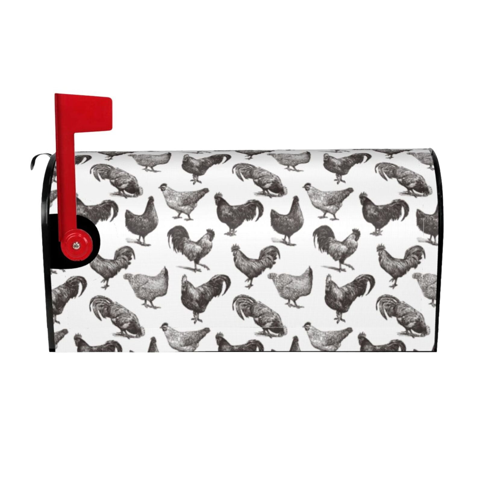 Cauagu Funny Chicken Pattern Magnetic Mailbox Covers, Mailbox Cover ...