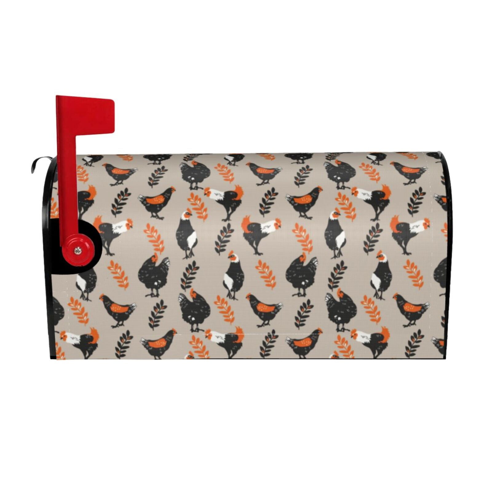 Cauagu Funny Chicken Pattern Magnetic Mailbox Covers, Mailbox Cover ...