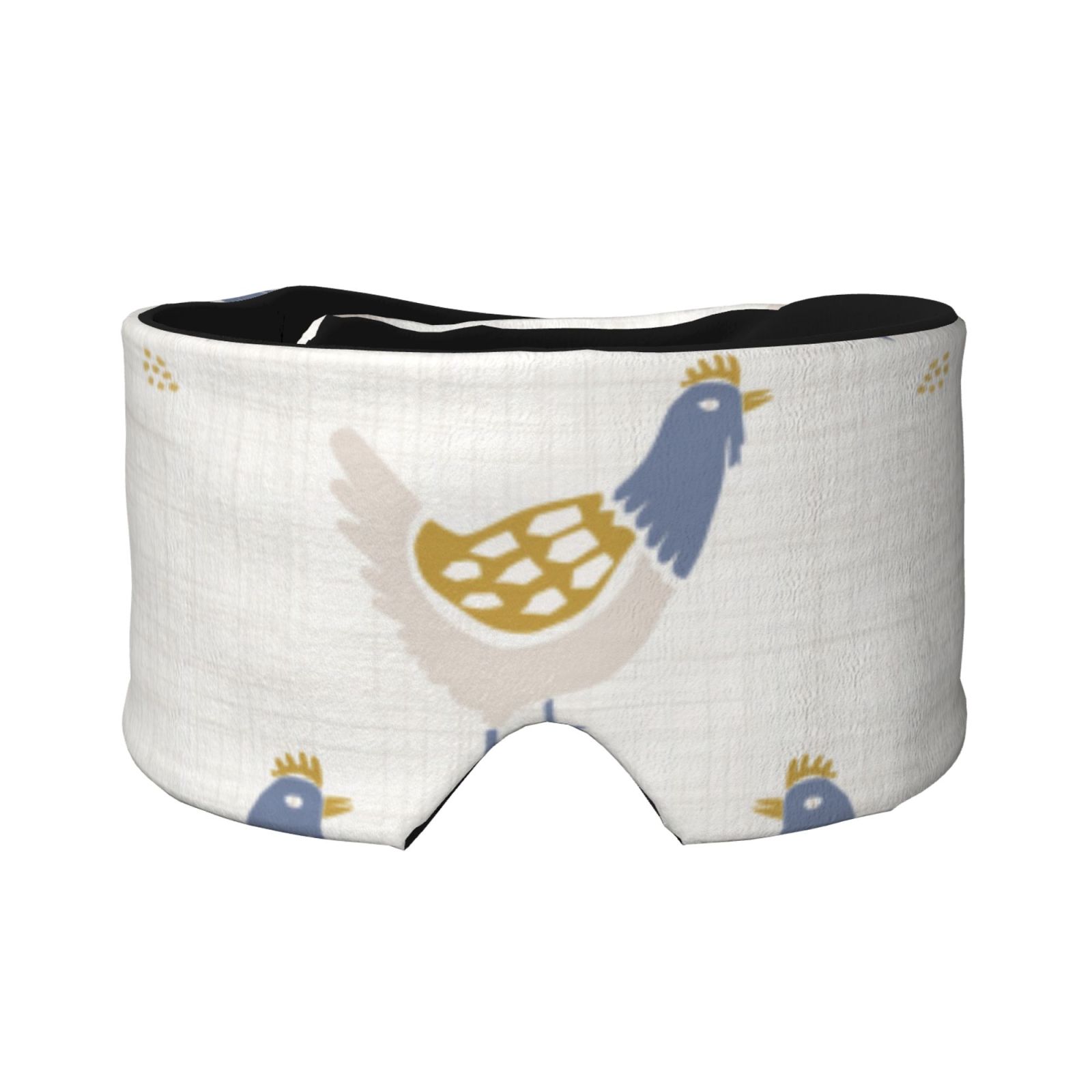 Cauagu Funny Chicken Print Blocking Sleep Eye Masks- Blackout Sleep ...