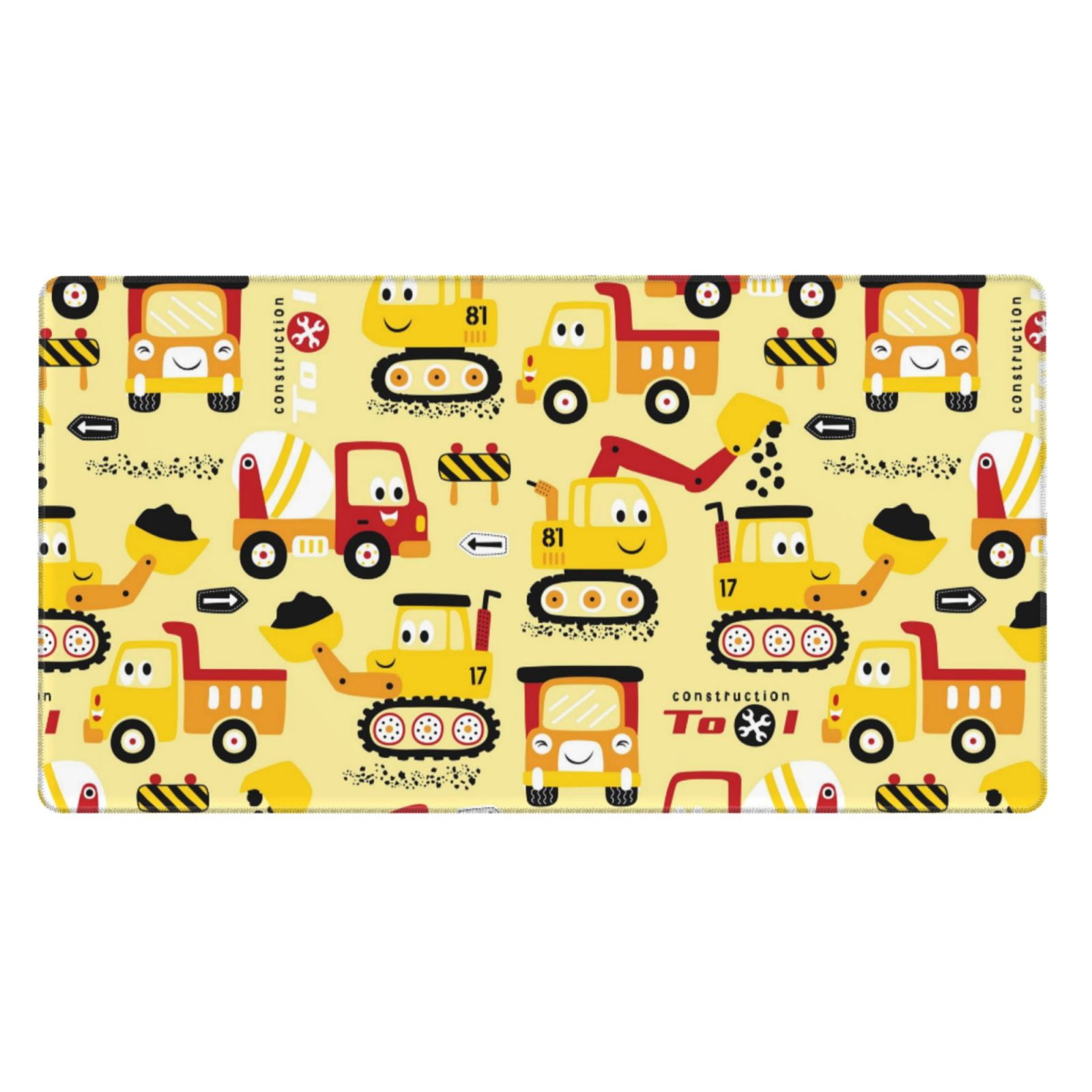 Cauagu Funny Construction Vehicles for Large Mouse Pad,XXL Extended ...