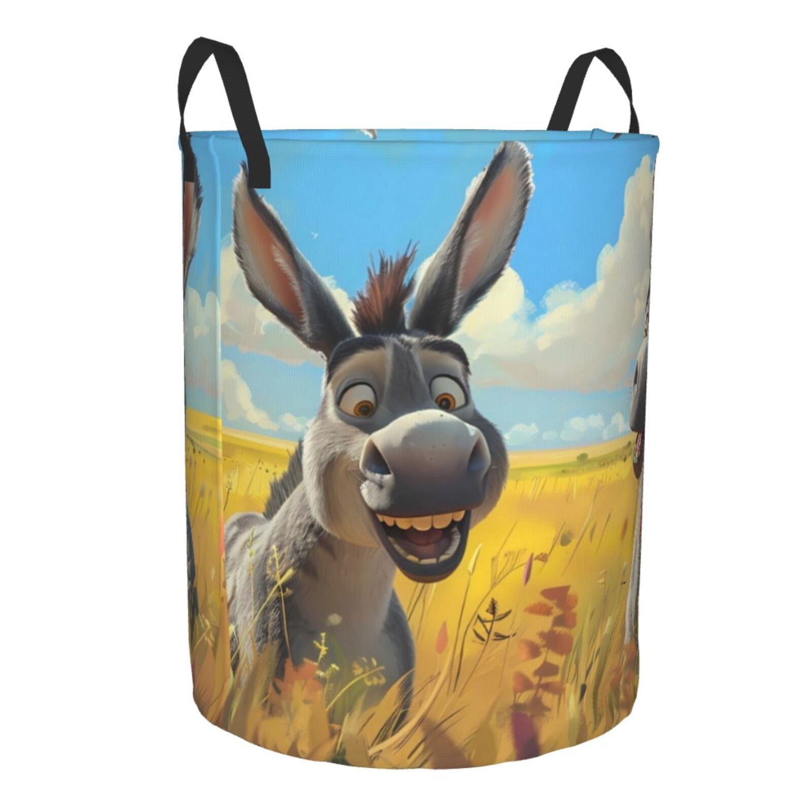 Cauagu Funny Countryside Donkey for Laundry Basket,Collapsible ...