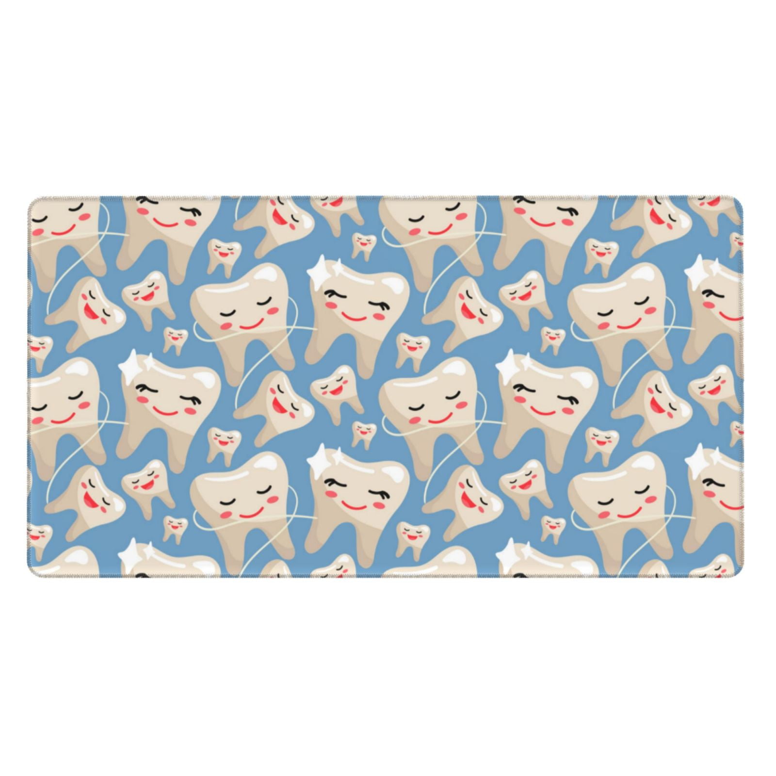 Cauagu Funny Cute Healthy Teeth for Large Mouse Pad,XXL Extended Gaming ...