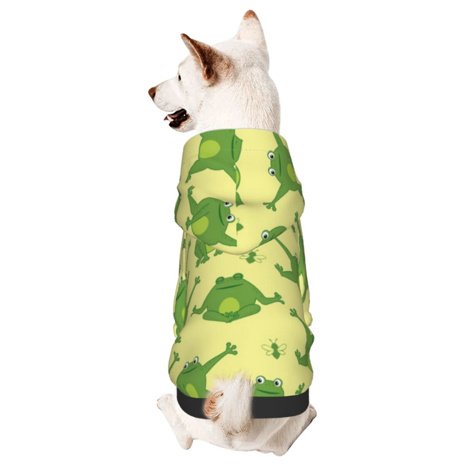 Cauagu Funny Frogs Pattern Winter Pet Hoodie Sweatshirts- Dog Hoodie ...