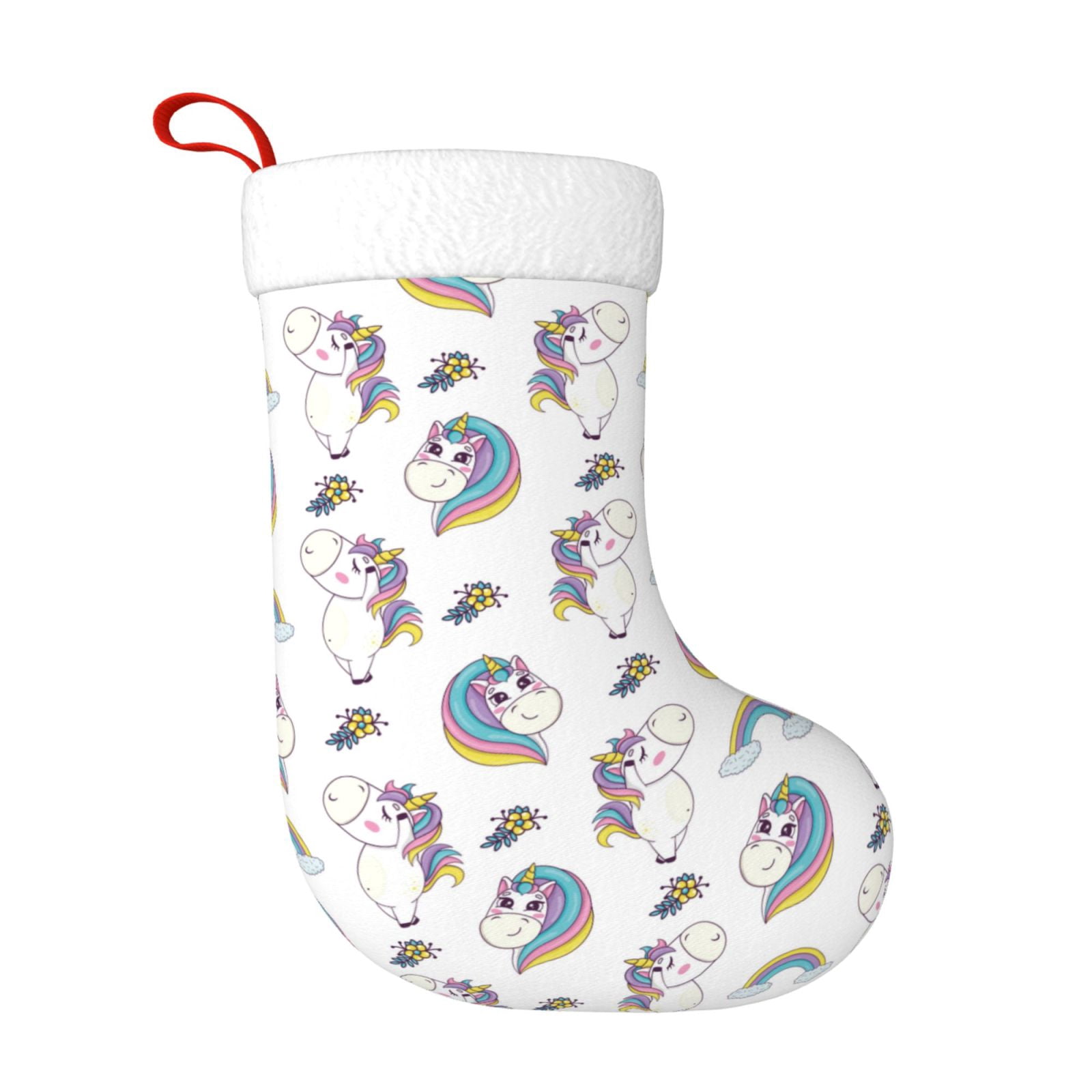 Cauagu Funny Kawaii Unicorns Dancing for Christmas Stockings,1-Pack ...