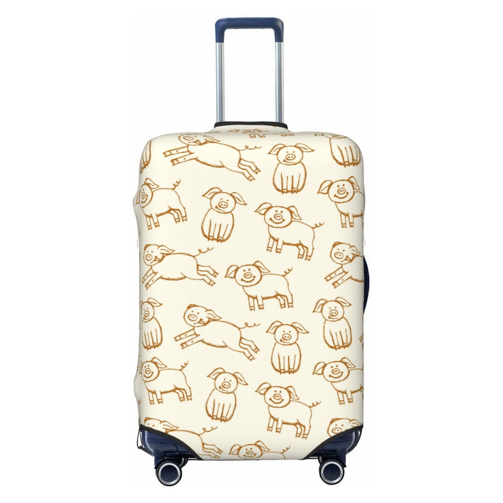 Cauagu Funny Pigs Print Travel Luggage Cover,Travel Dust-proof Suitcase ...