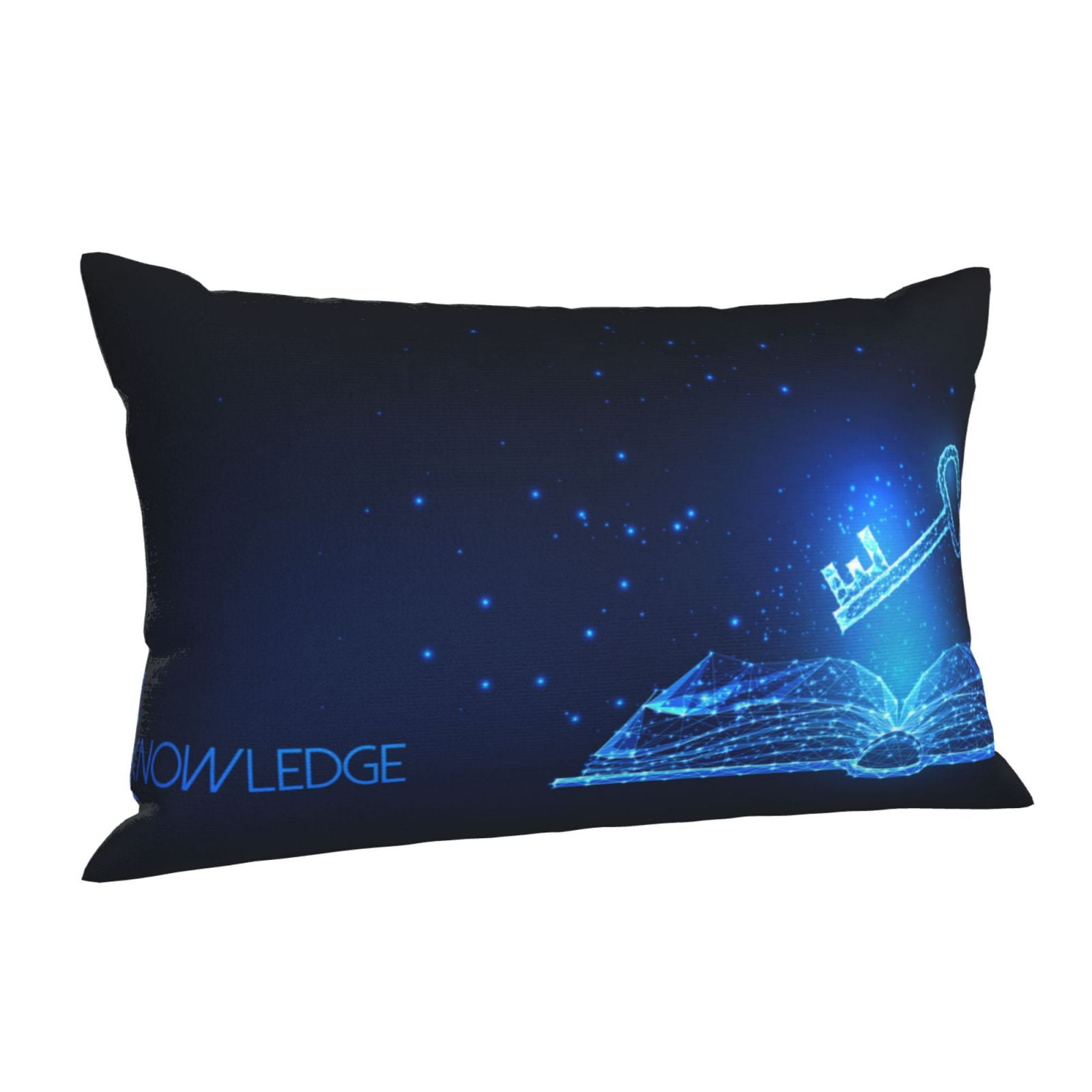 Cauagu Futuristic Book Knowledge Print Pillow Covers with Envelope ...