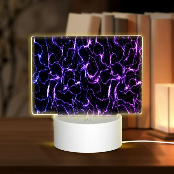 Cauagu Galaxy Lightning for Rectangle Acrylic Night Light - Acrylic ...