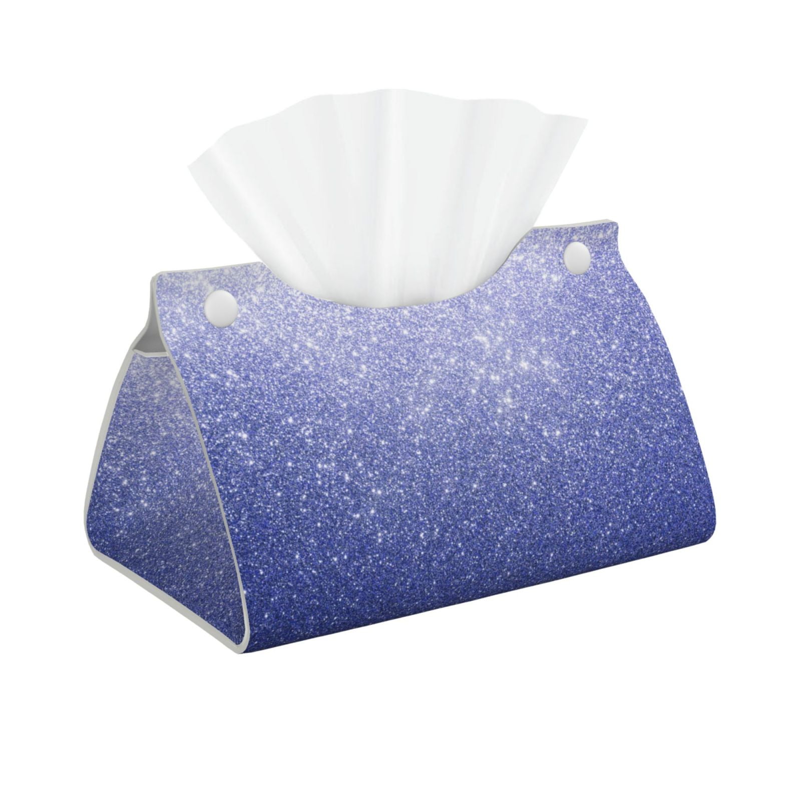 Cauagu Glittering Blue Purple for Large Tissue Box Cover Rectangular ...