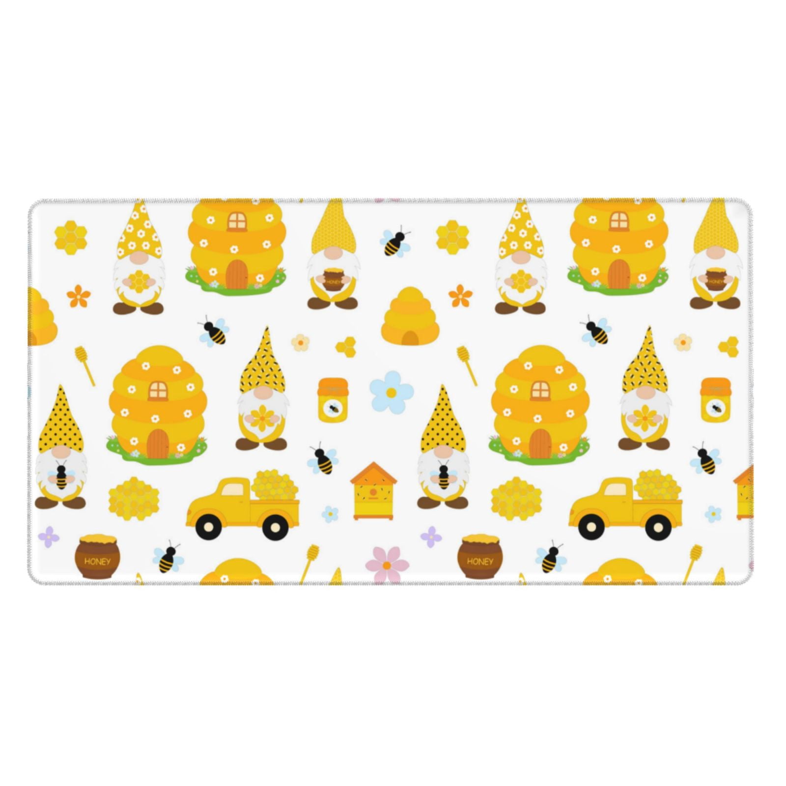 Cauagu Gnomes Bees for Large Mouse Pad,XXL Extended Gaming Mouse Mat ...