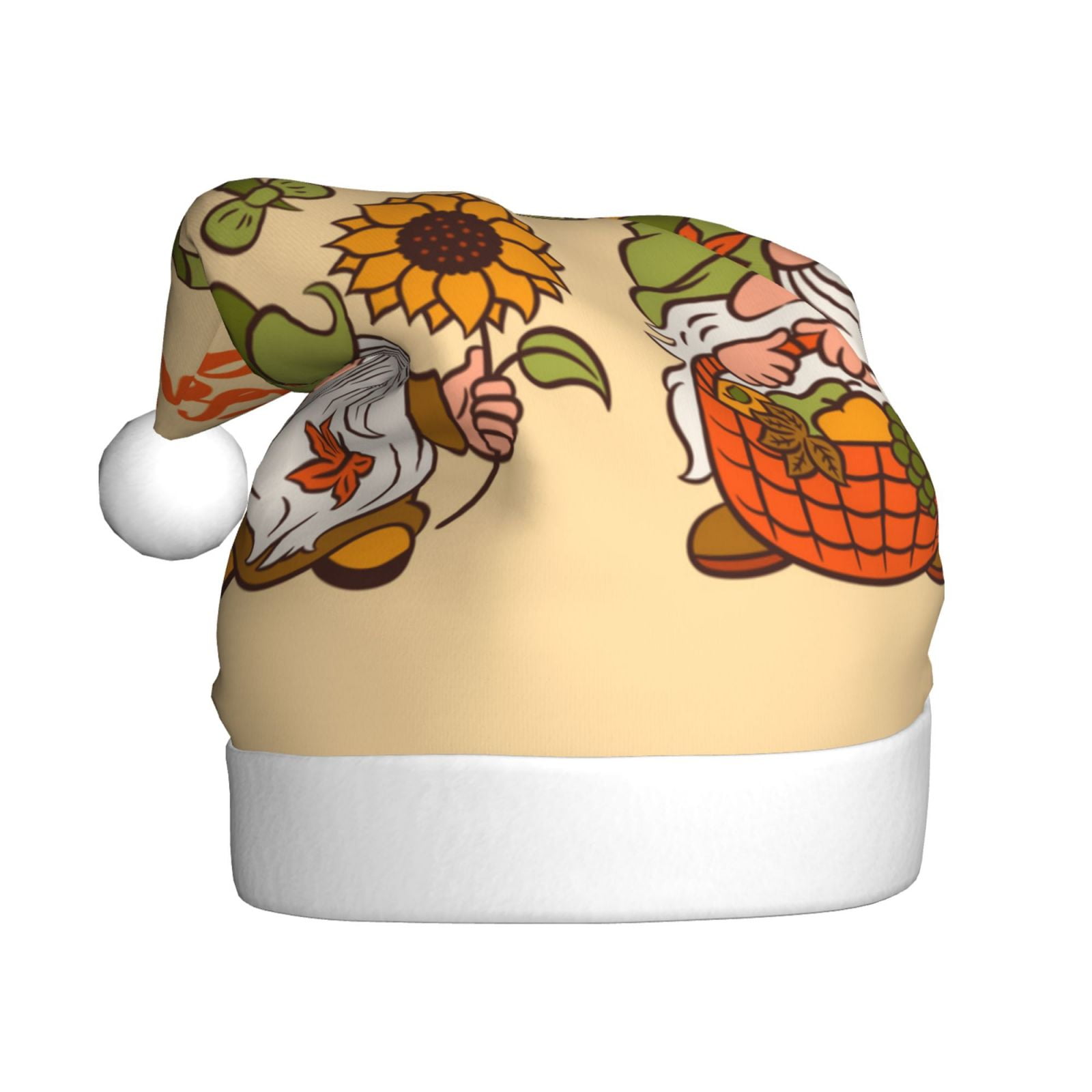 Cauagu Gnomes Happy Thanksgiving for Adult Christmas Hat,1-Pack Xmas ...