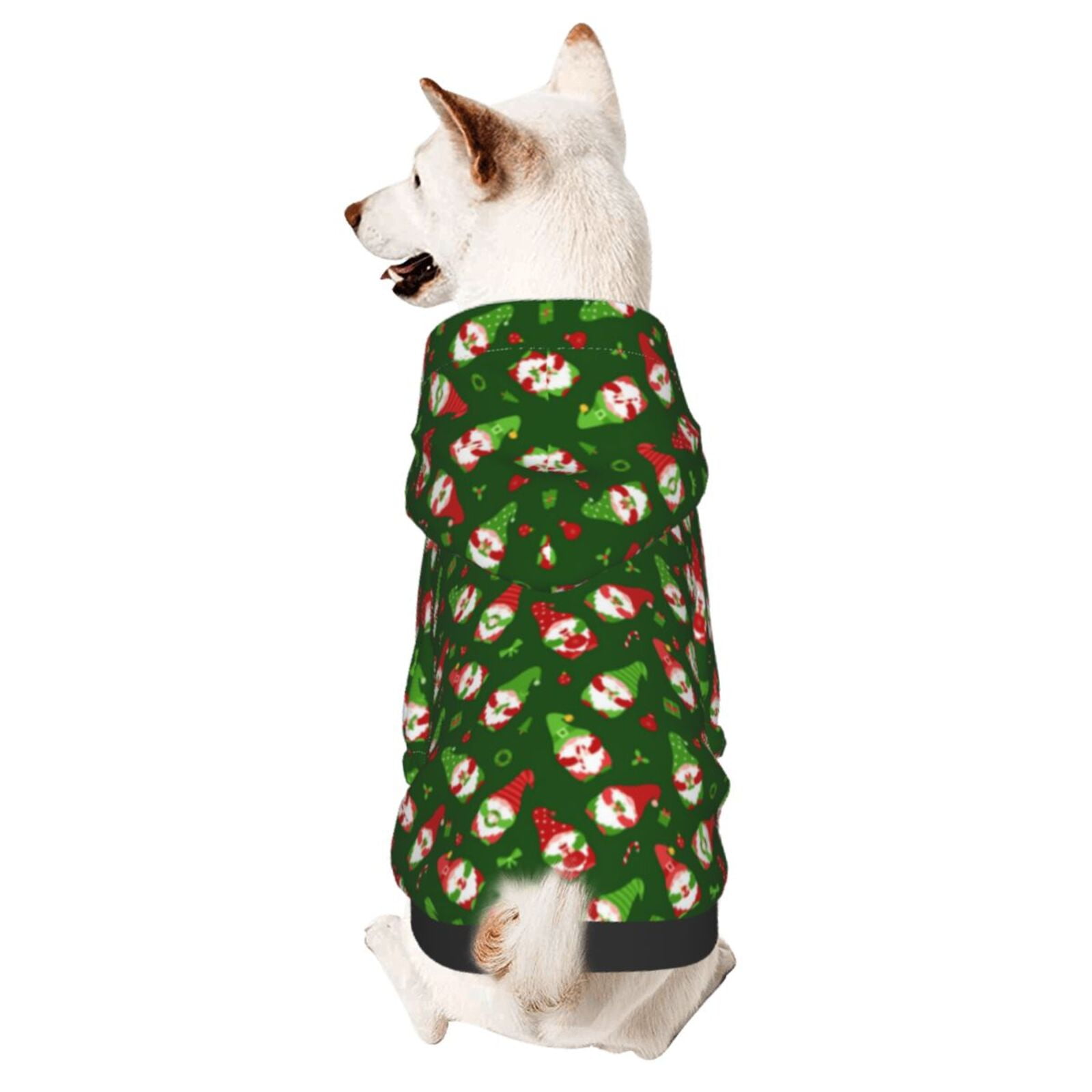 Cauagu Gnomes In Caps Pattern Winter Pet Hoodie Sweatshirts- Dog Hoodie ...