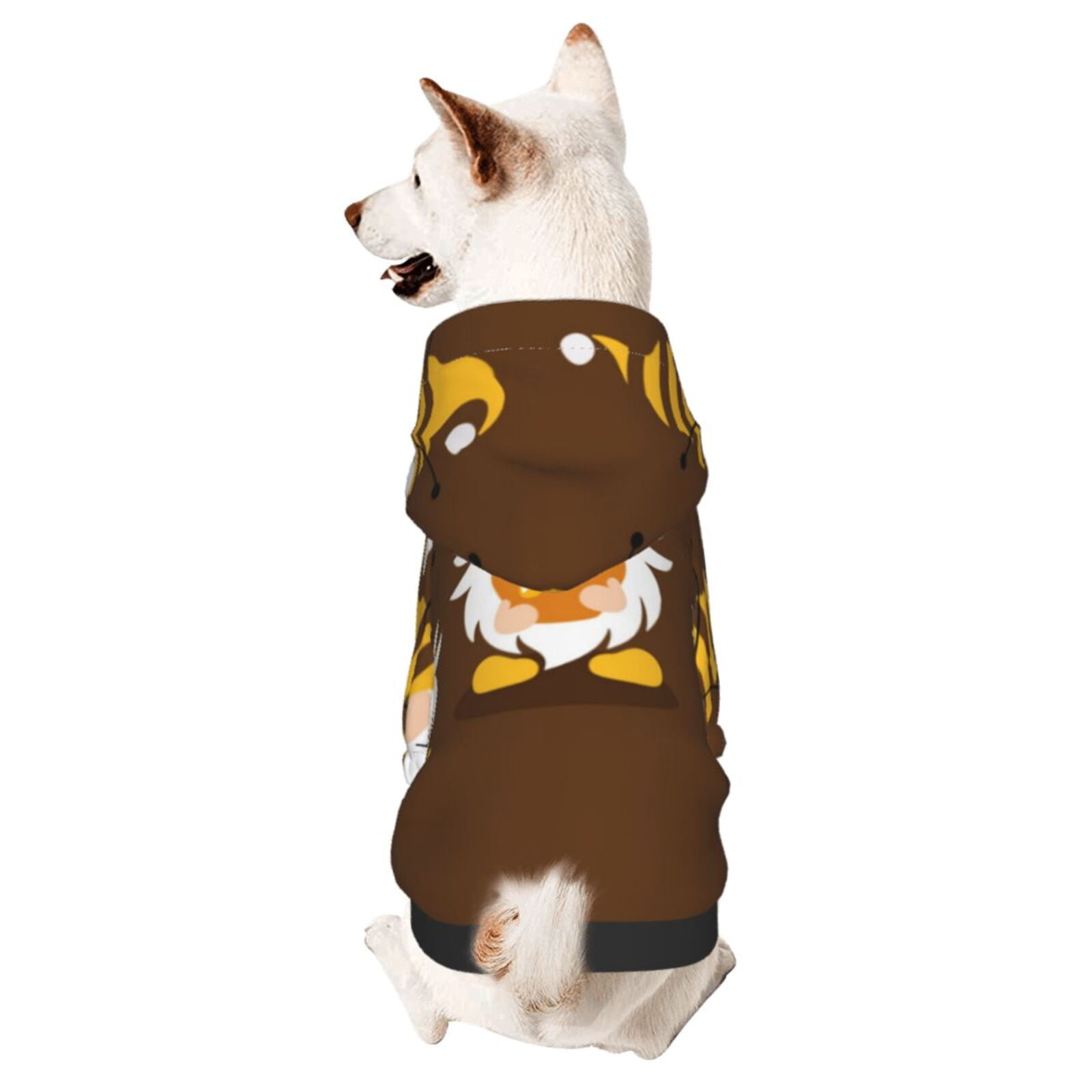 Cauagu Gnomes With Honey Pattern Winter Pet Hoodie Sweatshirts- Dog ...