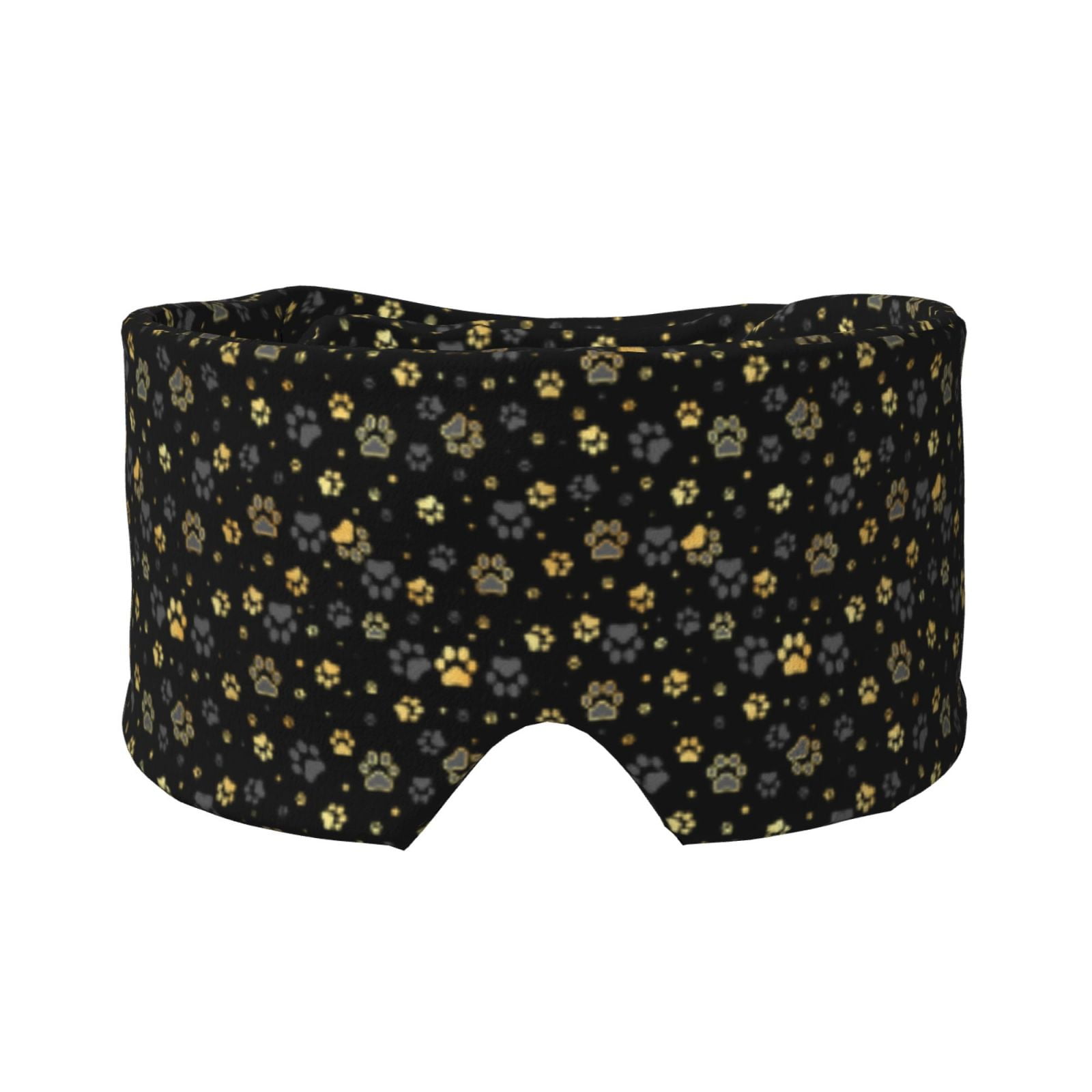Cauagu Gold Dog Paw Print Blocking Sleep Eye Masks- Blackout Sleep Mask ...