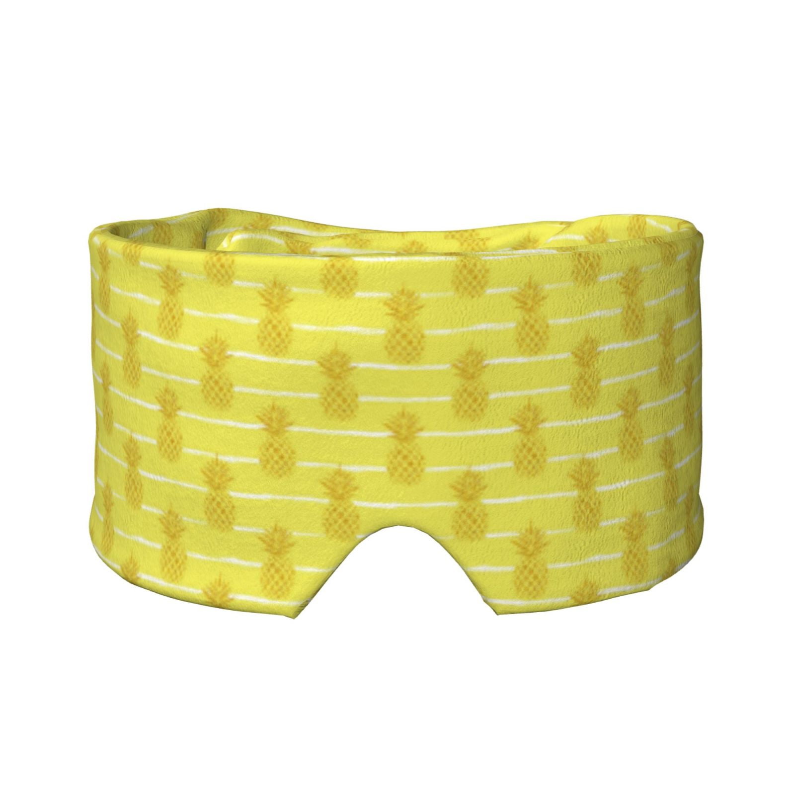 Cauagu Gold Pineapple Print Blocking Sleep Eye Masks- Blackout Sleep ...
