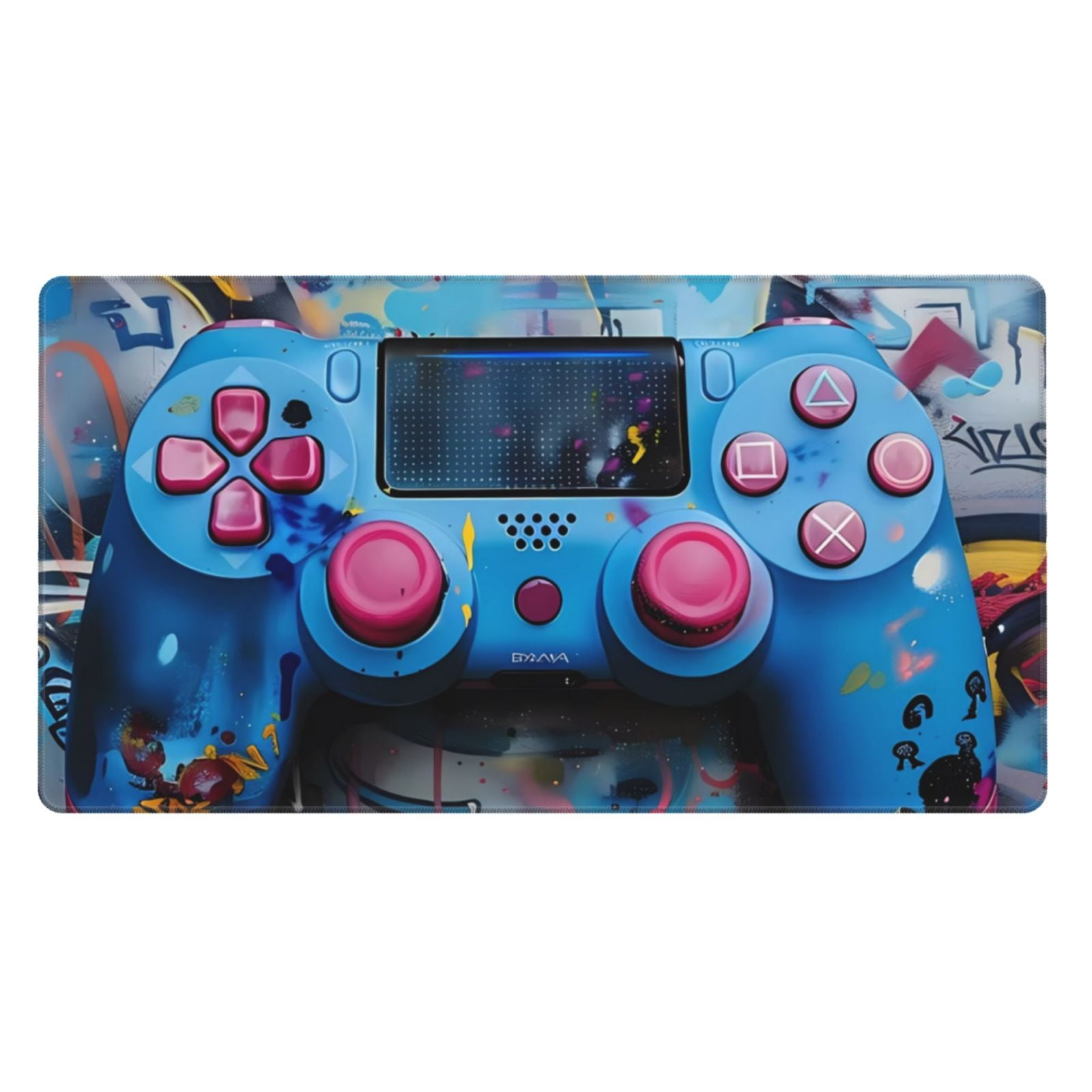 Cauagu Graffiti Game Controller Art for Large Mouse Pad,XXL Extended ...