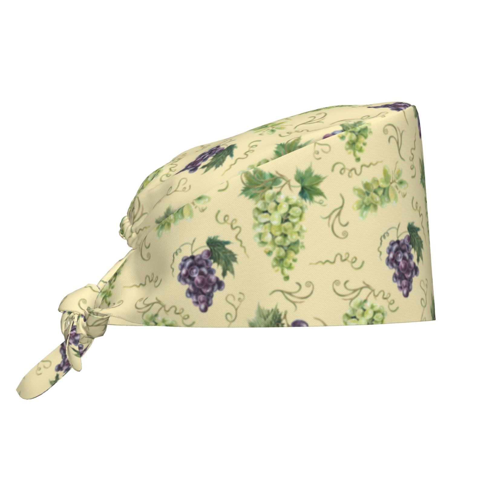 Cauagu Green And Purple Grapes Pattern 1 Pcs Working Caps,Adjustable ...