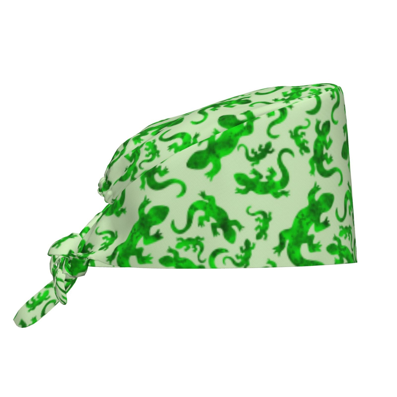 Cauagu Green Lizard Pattern 1 Pcs Working Caps,Adjustable Working Hats ...