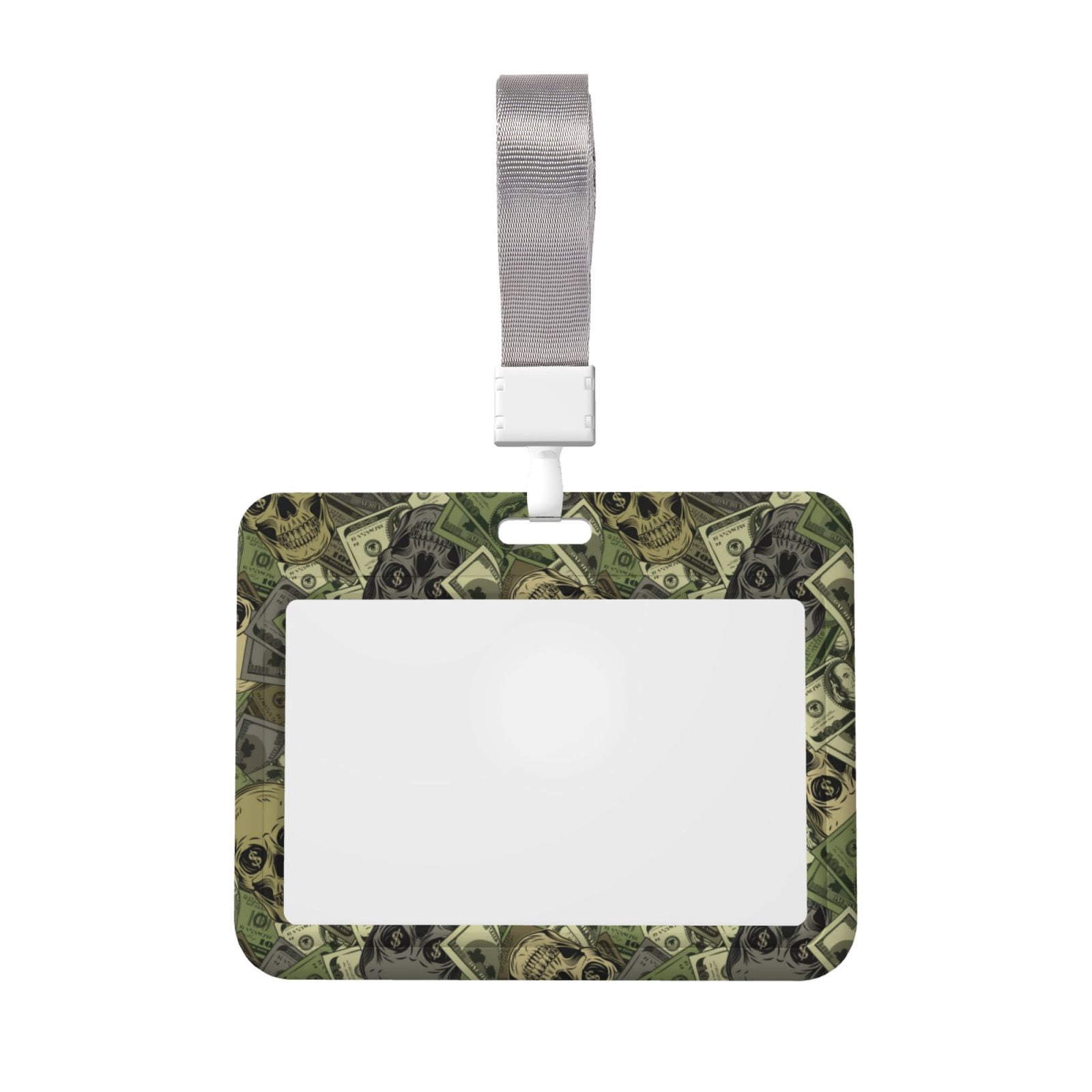 Cauagu Green Skulls for ID Badge Holder,Badge Holder with Windows Key ...