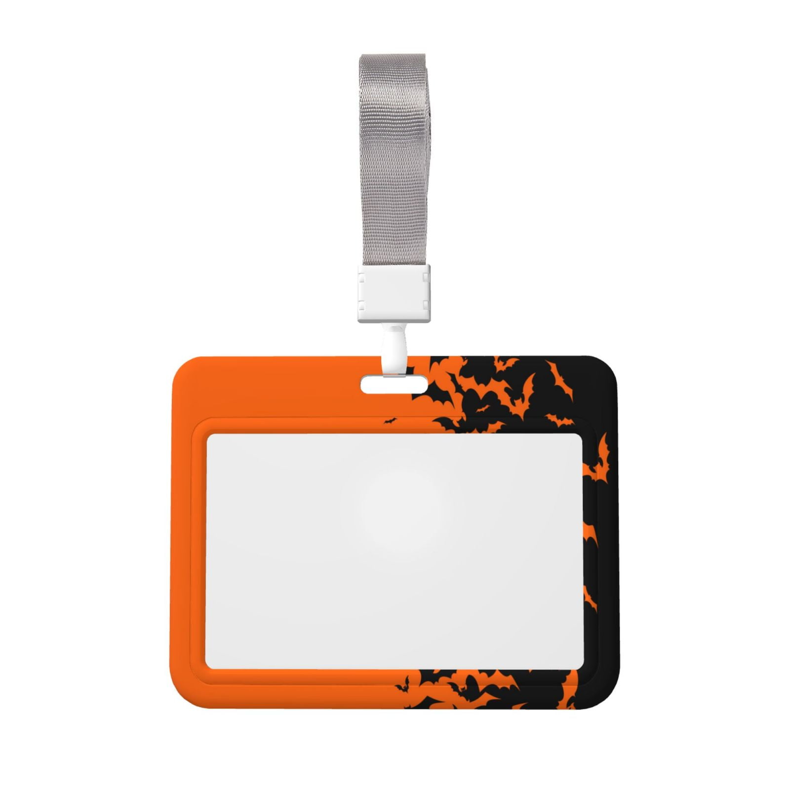 Cauagu Halloween Bats for ID Badge Holder,Badge Holder with Windows Key ...