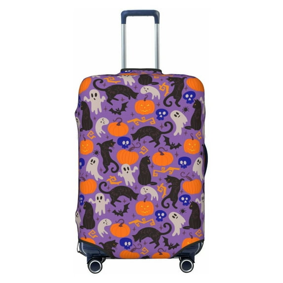 Cauagu Halloween Black Cats Print Travel Luggage Cover,Travel Dust ...