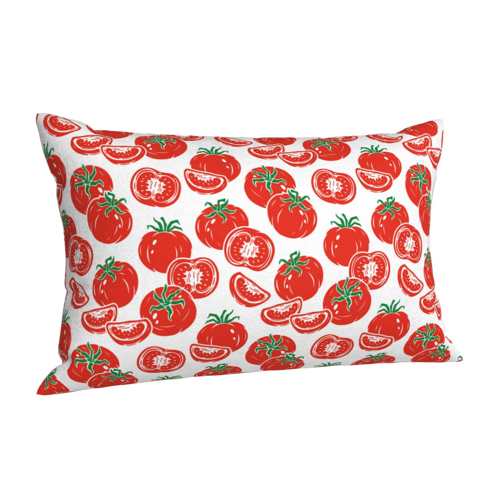 Cauagu Hand Drawn Tomatoes Print Pillow Covers with Envelope Closure ...