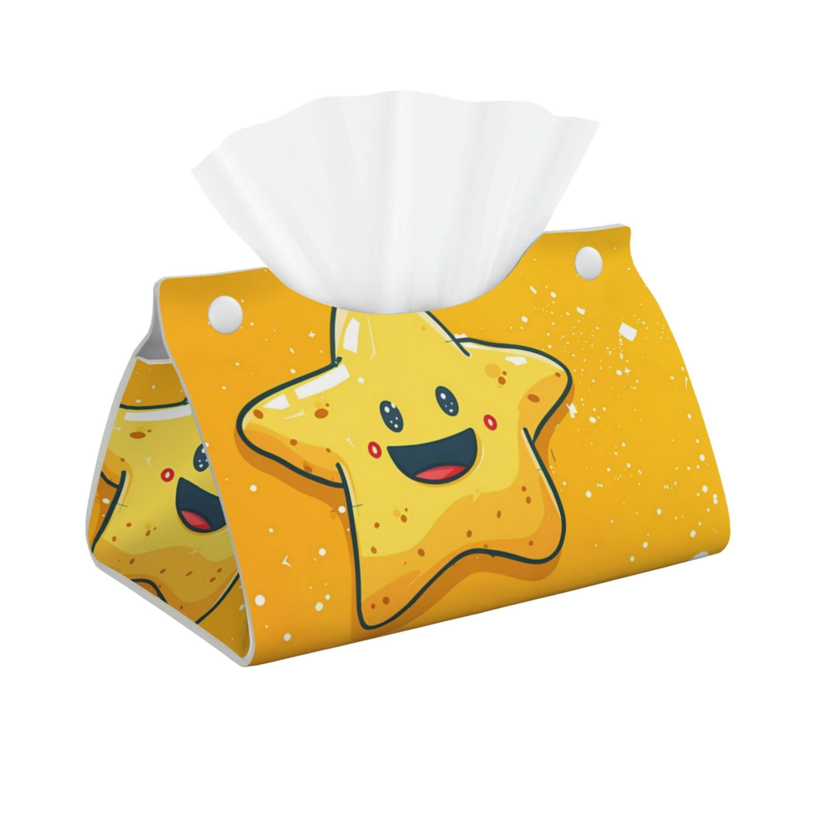 Cauagu Happy Cartoon Star for Large Tissue Box Cover Rectangular–Plus ...