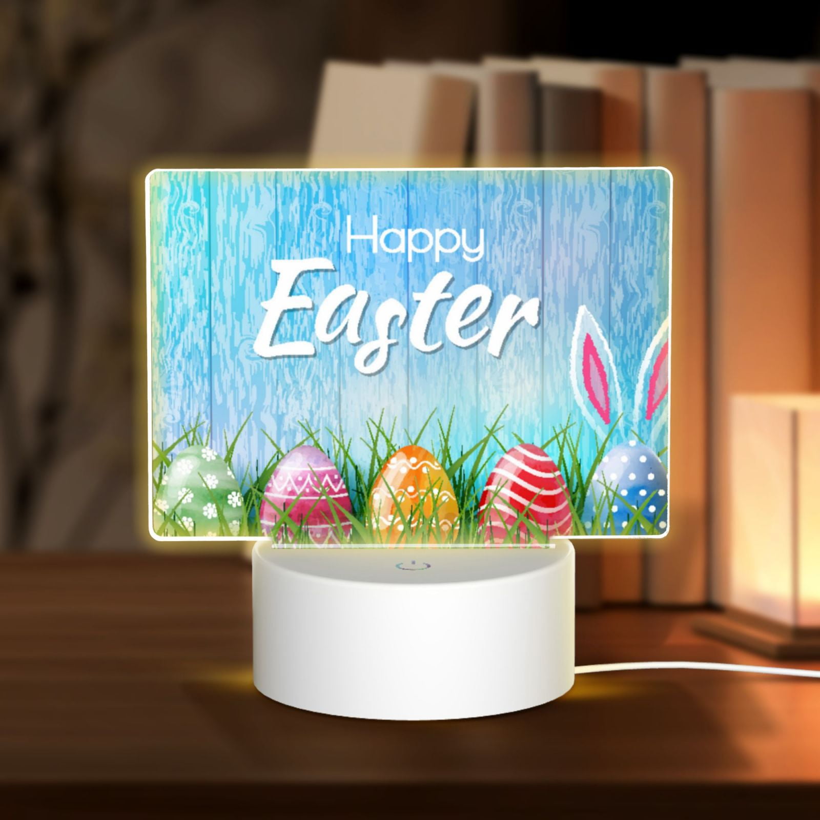 Cauagu Happy Easter for Rectangle Acrylic Night Light - Acrylic Modern ...