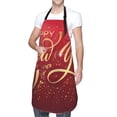 Cauagu Happy New Year2 Aprons with Pockets,Waterproof Apron for Women ...