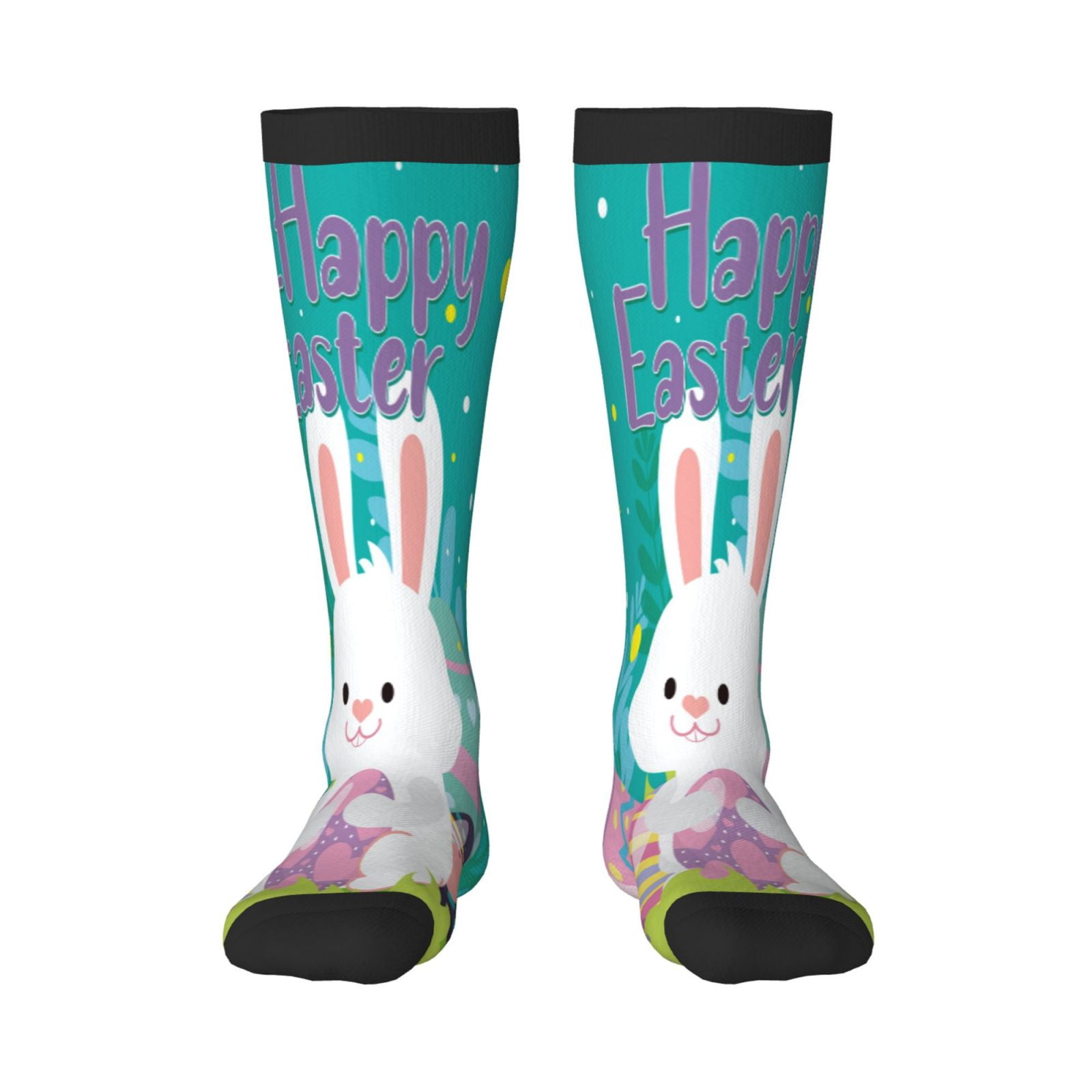 Cauagu Happy easter Funny 13.8in Socks for Unisex for Men,Women and ...