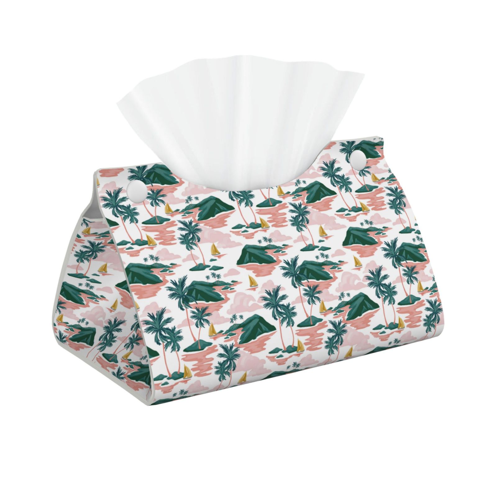 Cauagu Hawaii Palms for Large Tissue Box Cover Rectangular–Plus Size ...