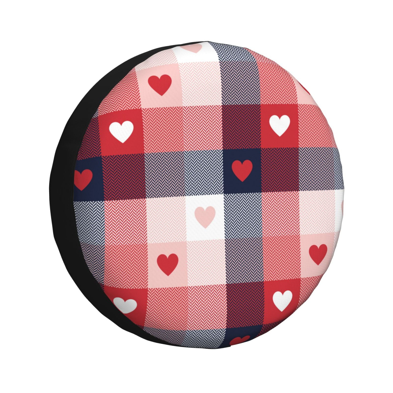 Cauagu Heart Plaid for Spare Tire Cover Wheel Protector Universal for ...