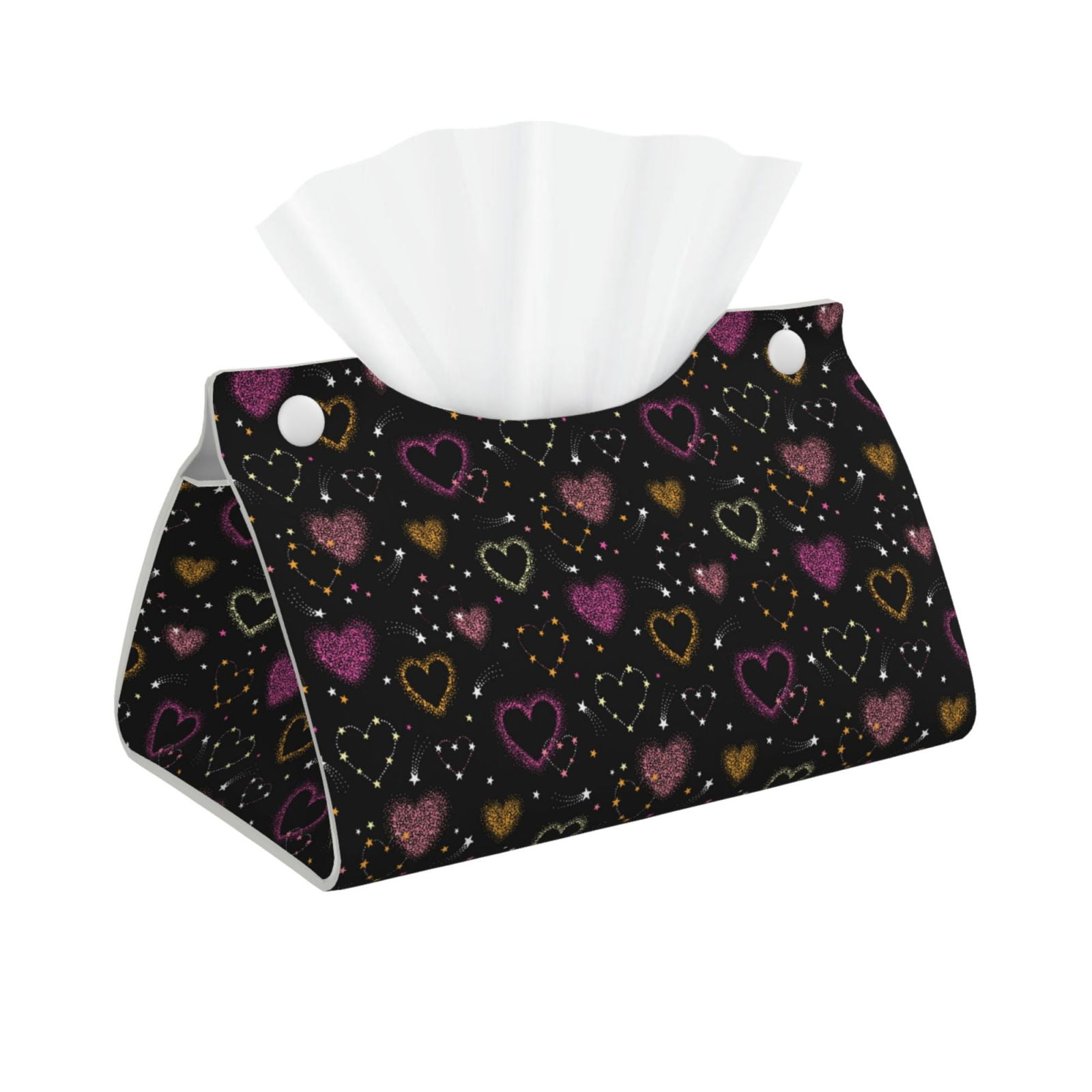 Cauagu Heart and Stars for Large Tissue Box Cover Rectangular–Plus Size ...