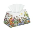 Cauagu Herbs and Wildflowers for Large Tissue Box Cover Rectangular ...