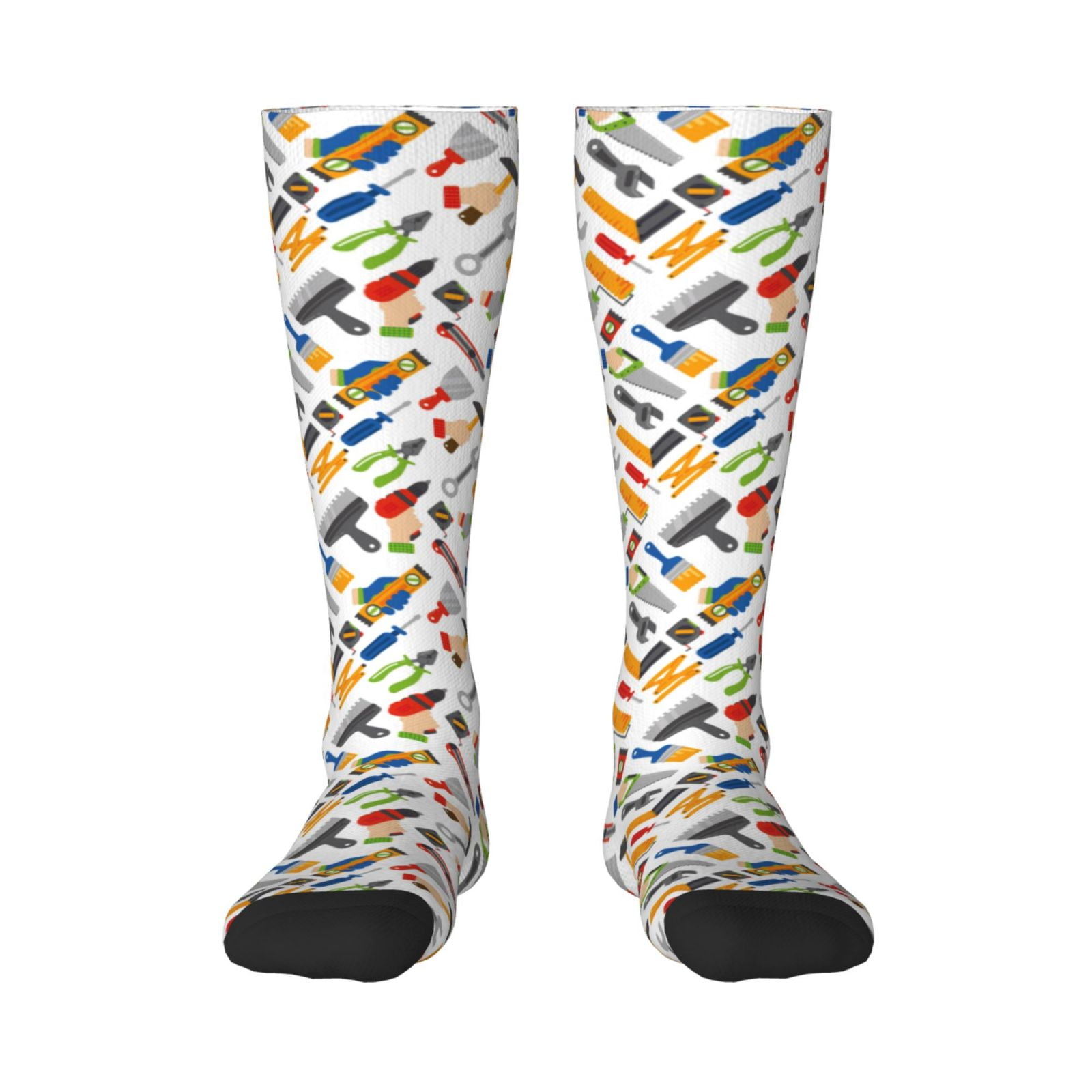 Cauagu Home construction tools Funny 13.8in Socks for Unisex for Men ...