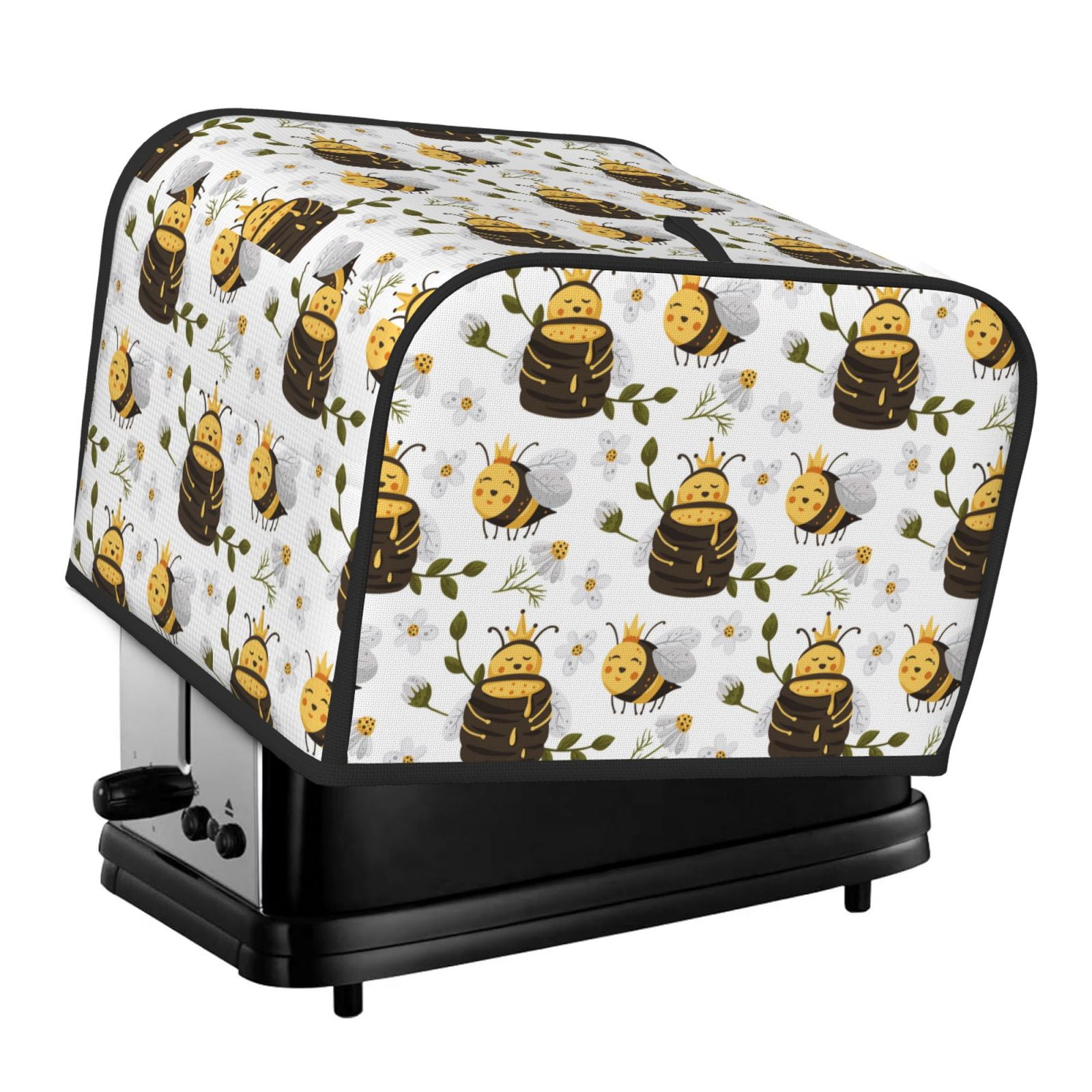 Cauagu Honey Bee Insect for 4 Slice Toaster Cover (11.4''×7.9''×7.5 ...