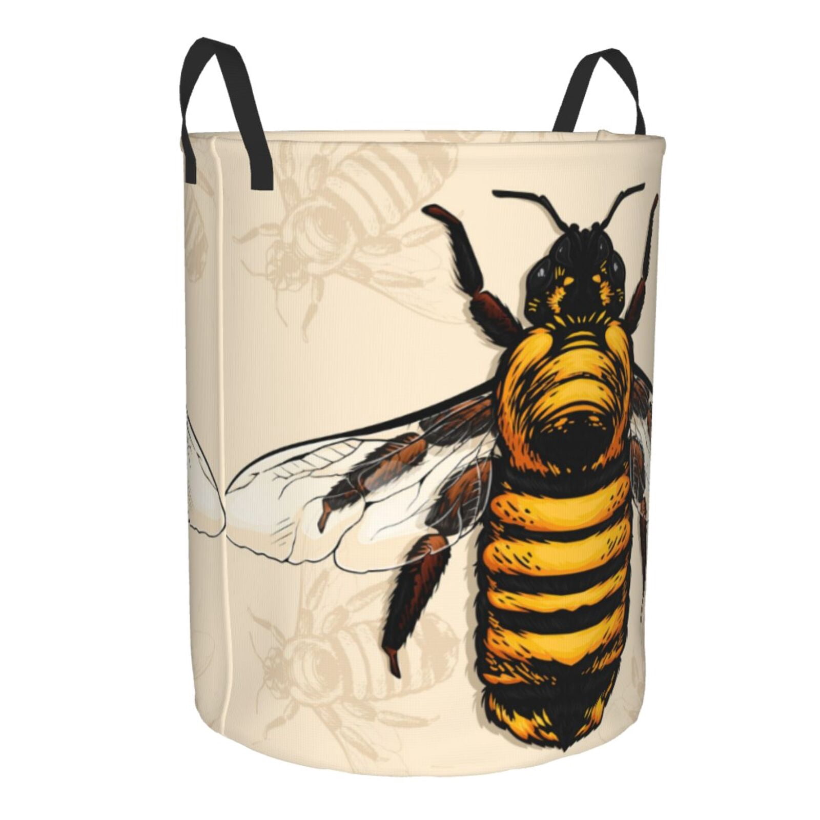 Cauagu Honey Bee for Laundry Basket,Collapsible Organizer Basket for ...
