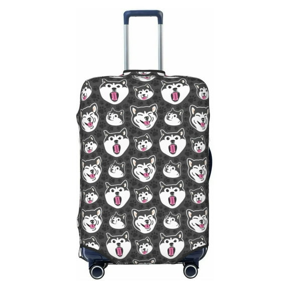 Cauagu Surreal Meditating Cat Print Travel Luggage Cover,Travel Dust ...