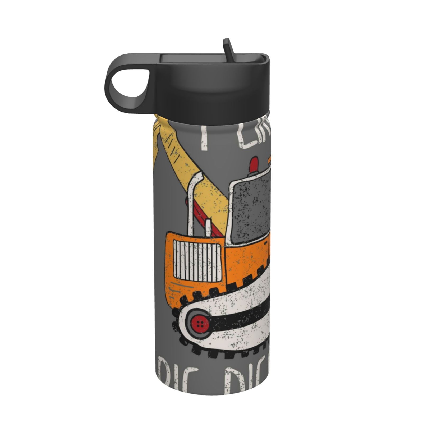 Cauagu I Like Big Digger for 18 oz Water Bottle With Straw,Stainless ...