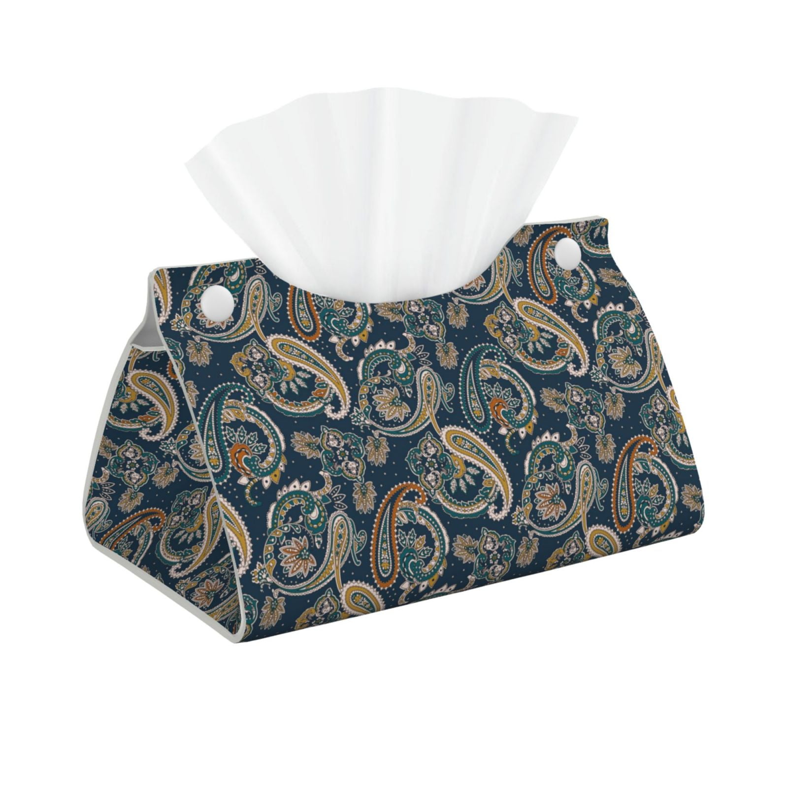 Cauagu Indian Paisley 2 for Large Tissue Box Cover Rectangular–Plus ...