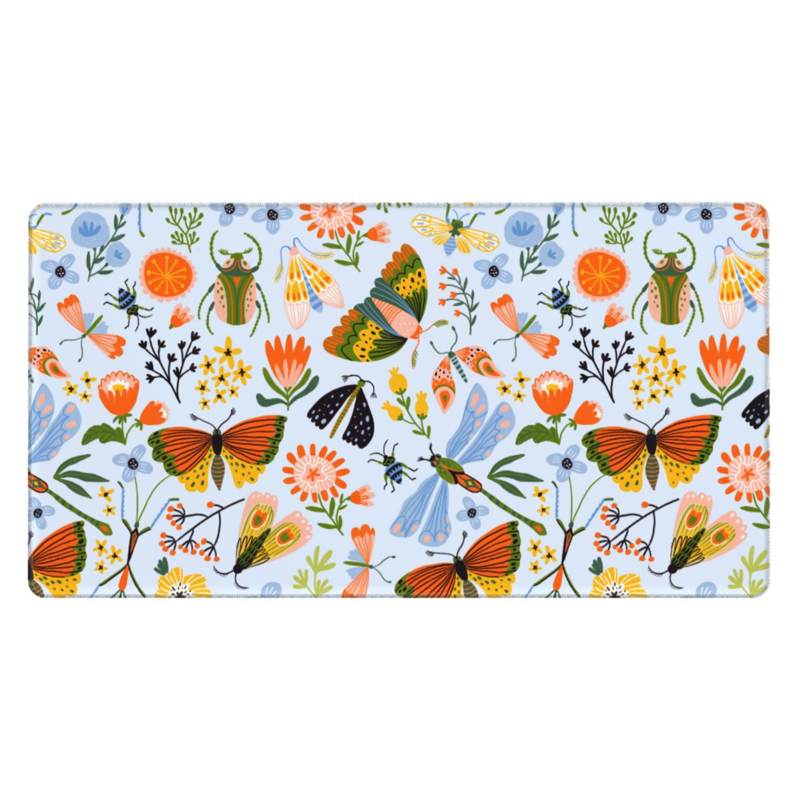 Cauagu Insects and Flowers for Large Mouse Pad,XXL Extended Gaming ...