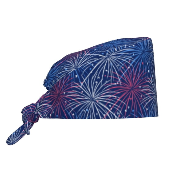 Cauagu Ireworks In The Night Sky Pattern 1 Pcs Working Caps,Adjustable ...