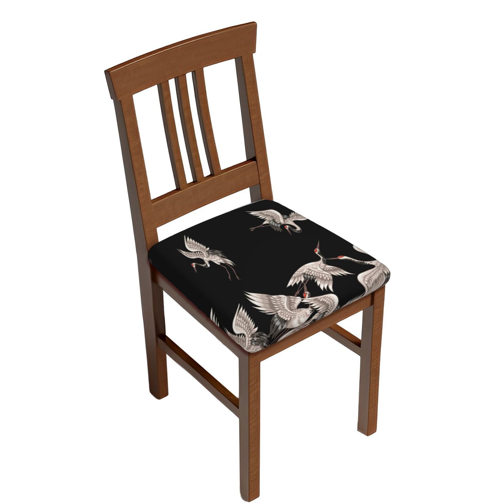Cauagu Japanese White Crane for Dining Chair Seat Covers,Slipcovers ...