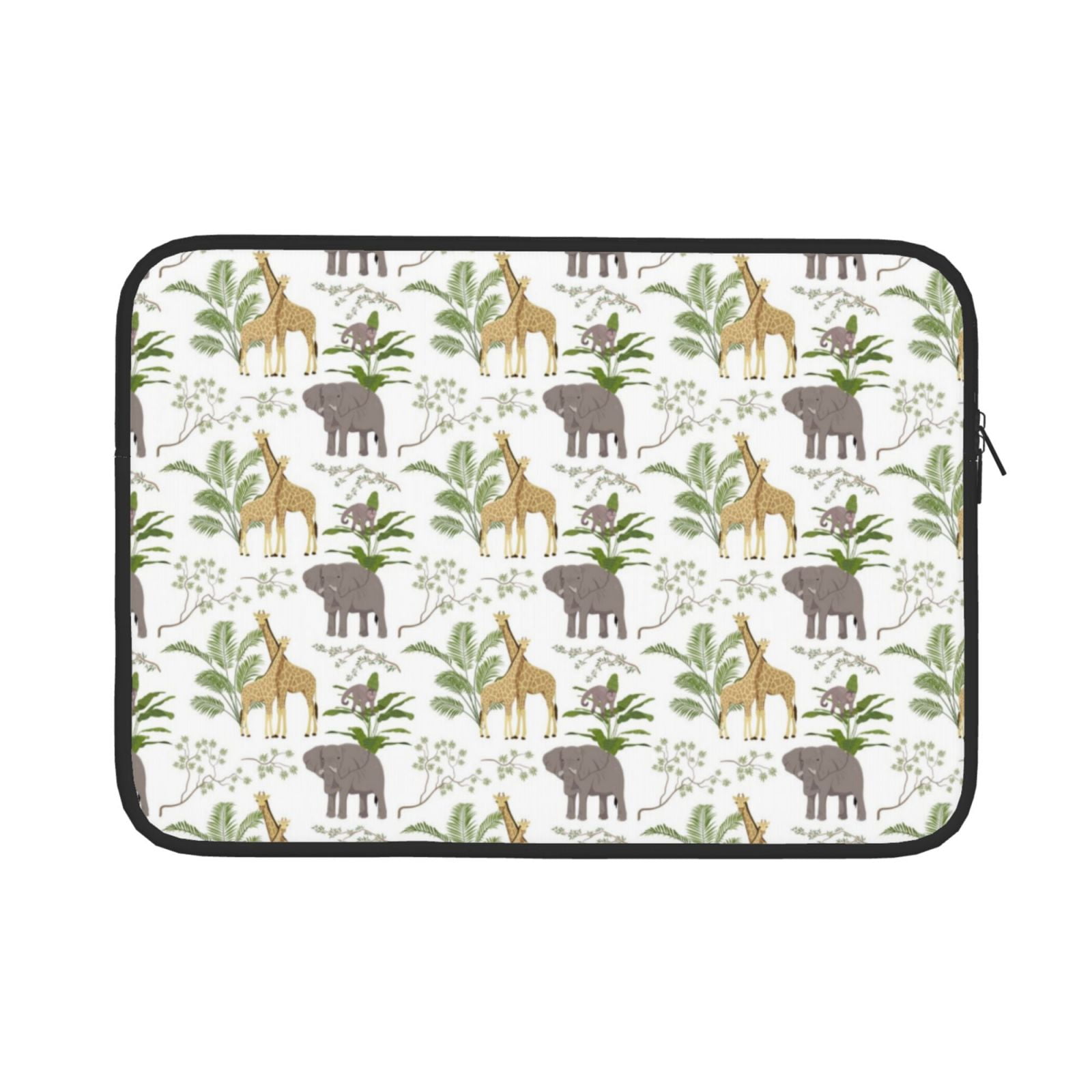 Cauagu Jungle Animal Print Laptop Sleeve Case, Laptop Cover Portable ...