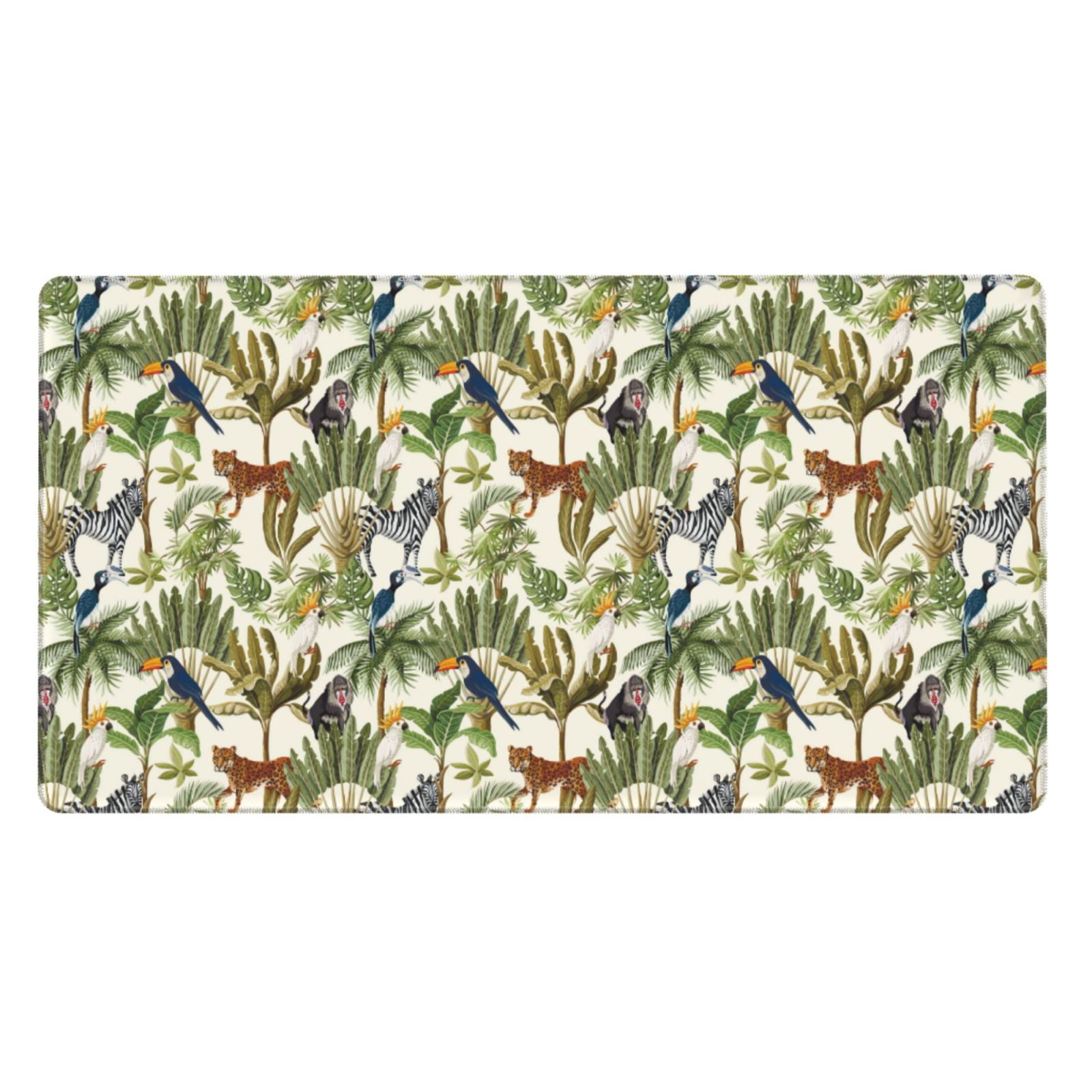 Cauagu Jungle Animals for Large Mouse Pad,XXL Extended Gaming Mouse Mat ...