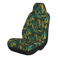 Cauagu Jungle Leopard Yellow Print Car Seat Covers,Universal Automotive ...