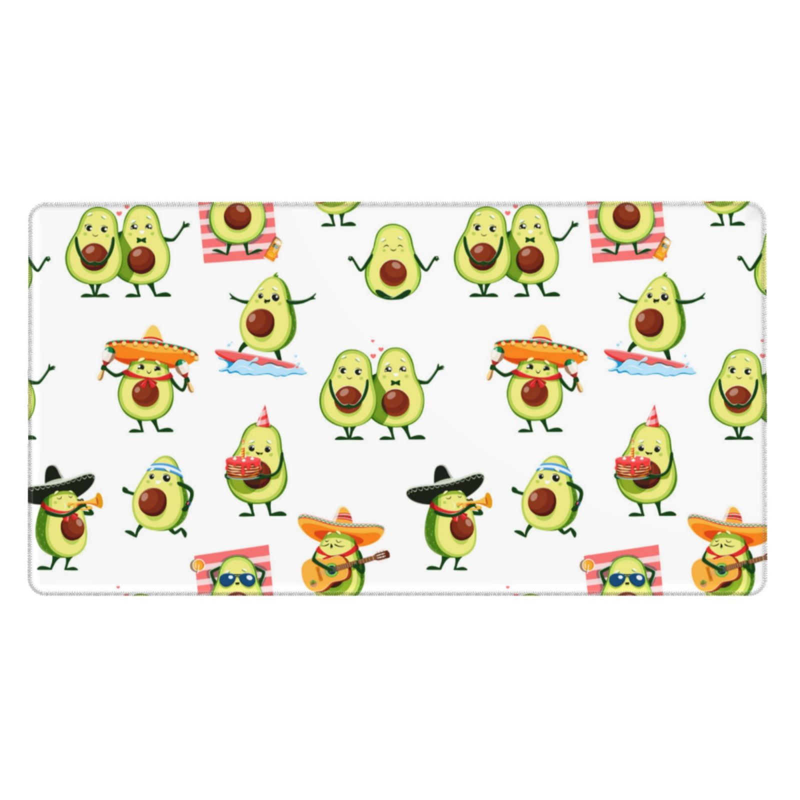 Cauagu Kawaii Mexican Avocado for Large Mouse Pad,XXL Extended Gaming ...